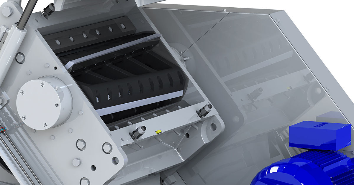 Granulator for bulky feed materials